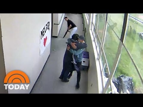 Video Shows Coach Disarming And Then Hugging Student At High School | TODAY