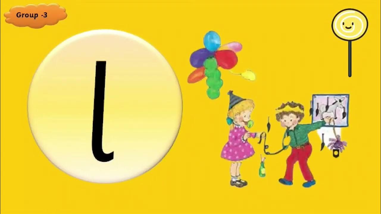 Jolly Phonics | Song group 3 | g o u l f b | Đánh vần tiếng Anh qua bài ...