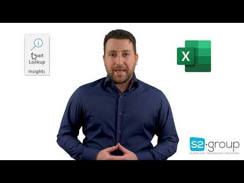 Microsoft Excel Smart Look Up- S2 Tech Tips - YouTube