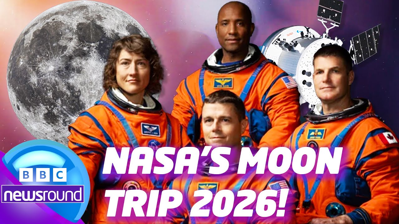 NASA Returns to Moon: Epic Trip Around & Back! 🚀 | Newsround | News For ...