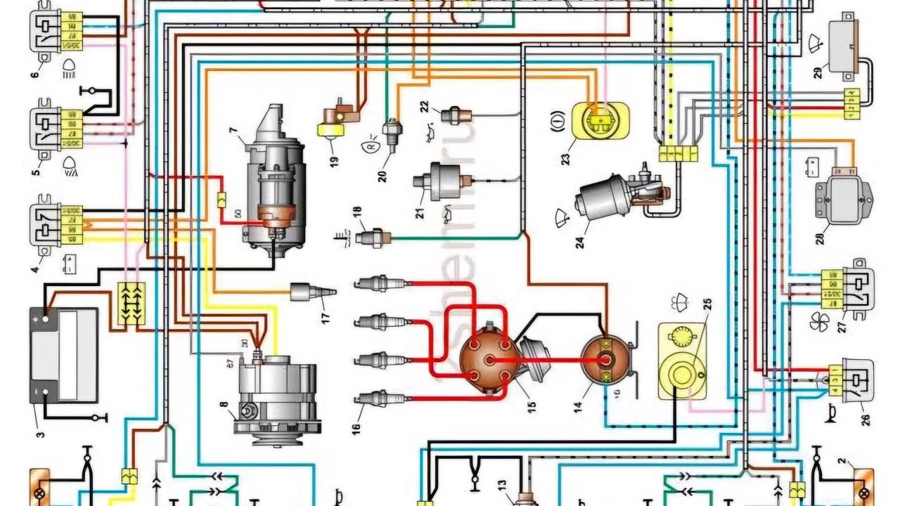 comment lire un shema electrique auto - YouTube