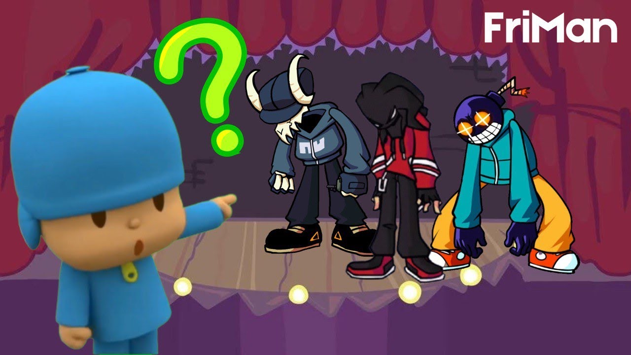 FNF Vs POCOYO "Stop Go Away" Sound variations #1 / Animation - YouTube