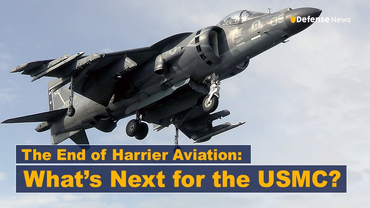 End of an Era: The Harrier's Final Flight with the Marine Corps - YouTube