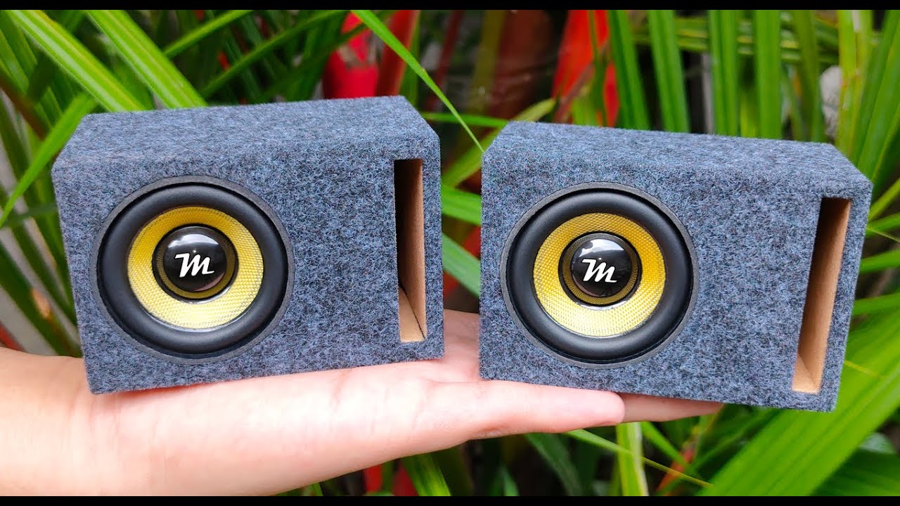 Subwoofer Tractor Two Mini Subwoofer Speakers - YouTube