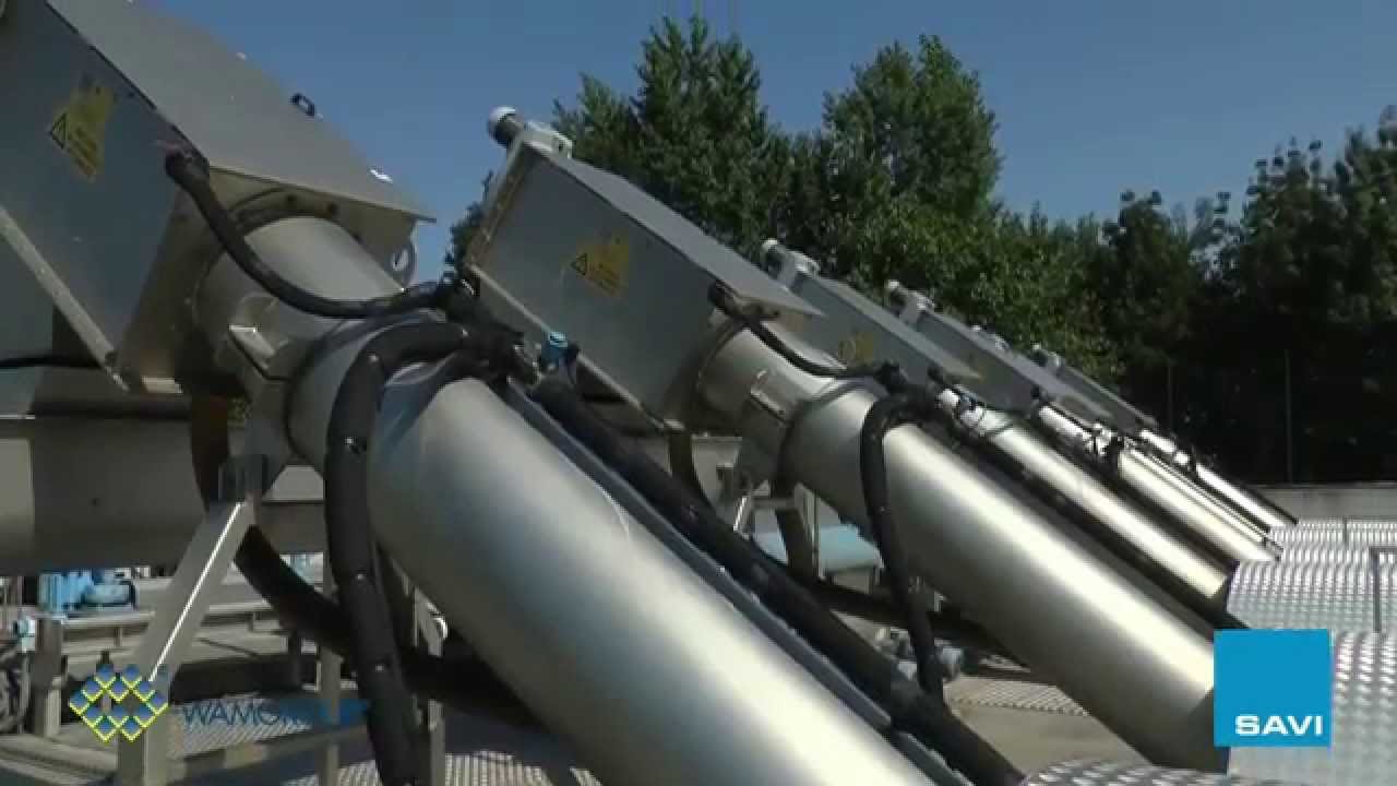 SAVI Waste Water Screening Equipment - YouTube