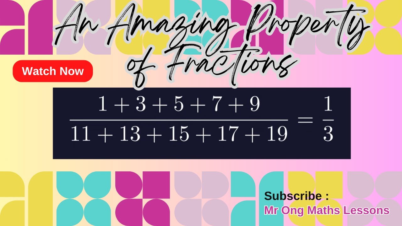 An Amazing Property of Fractions. - YouTube
