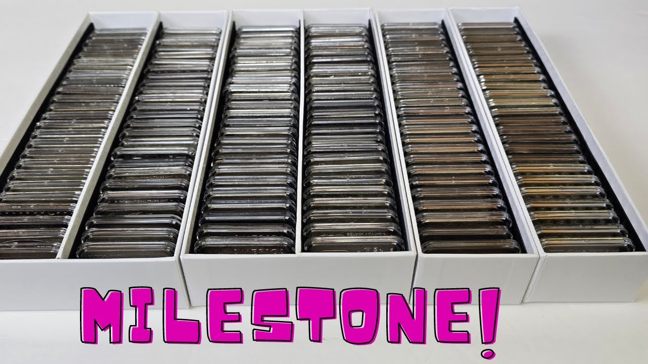 150 Silver Bars Stacked In Guardhouse Boxes! - YouTube