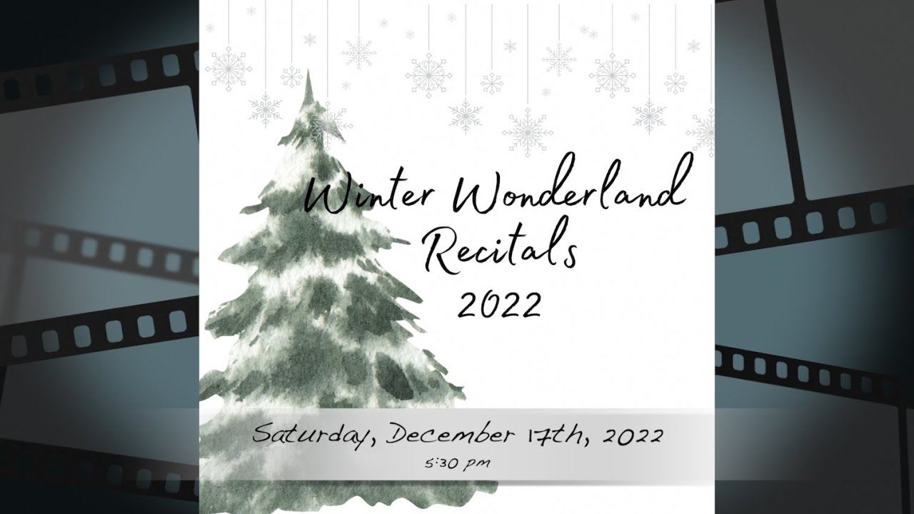 Saturday 530pm Winter Wonderland Recital Leading Note Studios - YouTube
