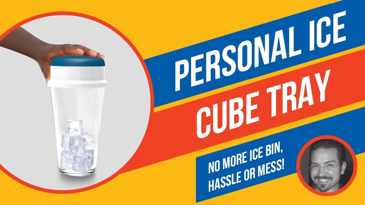 Personal Ice Cube Tray | No More Ice Bin, Hassle Or Mess - YouTube