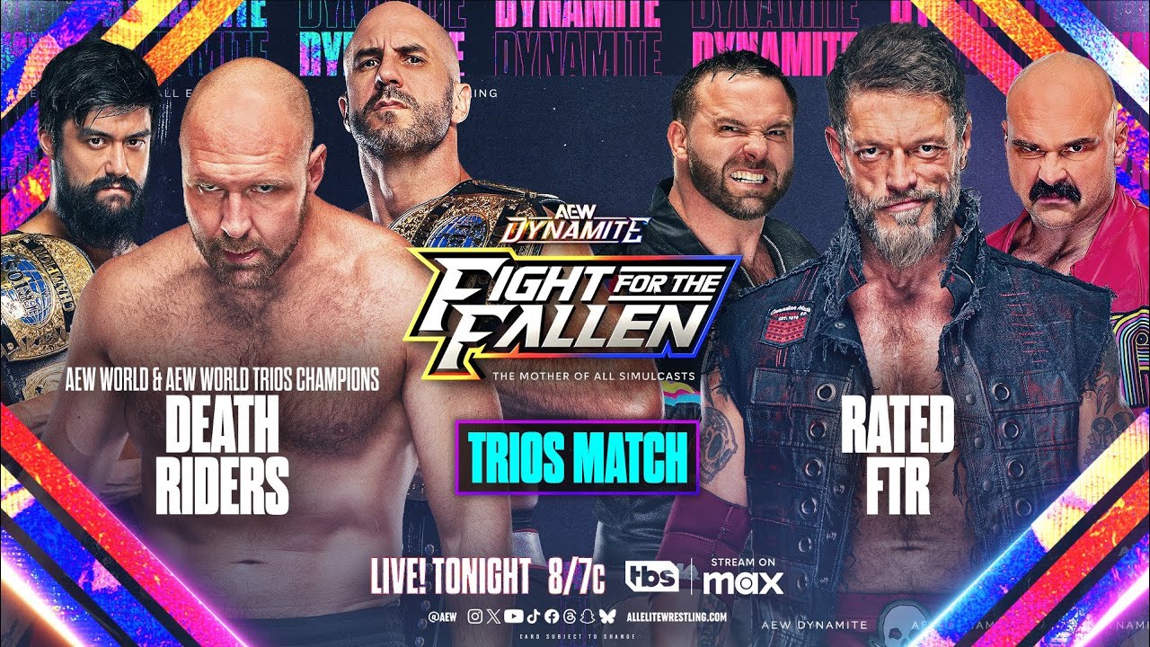 FULL MATCH - Rated FTR vs. Death Riders: AEW Dynamite Fight for the ...