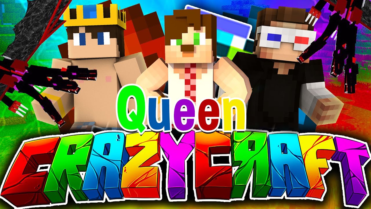 Minecraft Crazy Craft -8- Queen İle SAVAŞAMAMAK !! Biz Deliyiz ! - YouTube