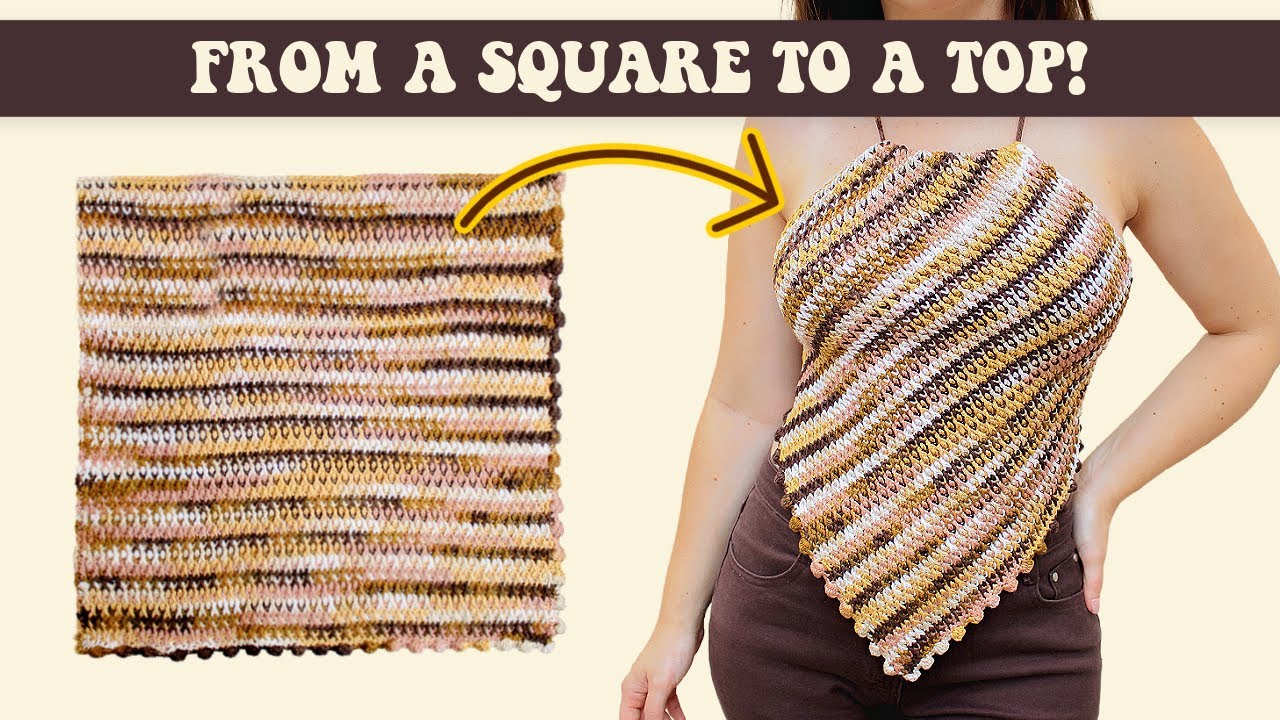 Diamond crochet top tutorial - Summer Crochet Top - Brunaticality ...