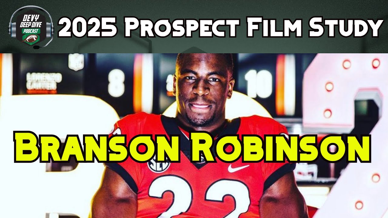 Georgia RB Branson Robinson | Film Study - YouTube