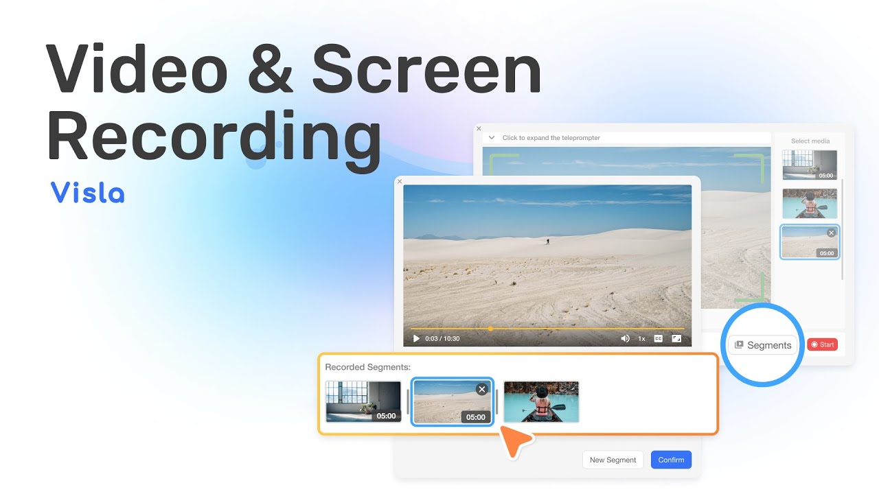 Master Video & Screen Recording with Visla: Multi-Segment Recording ...