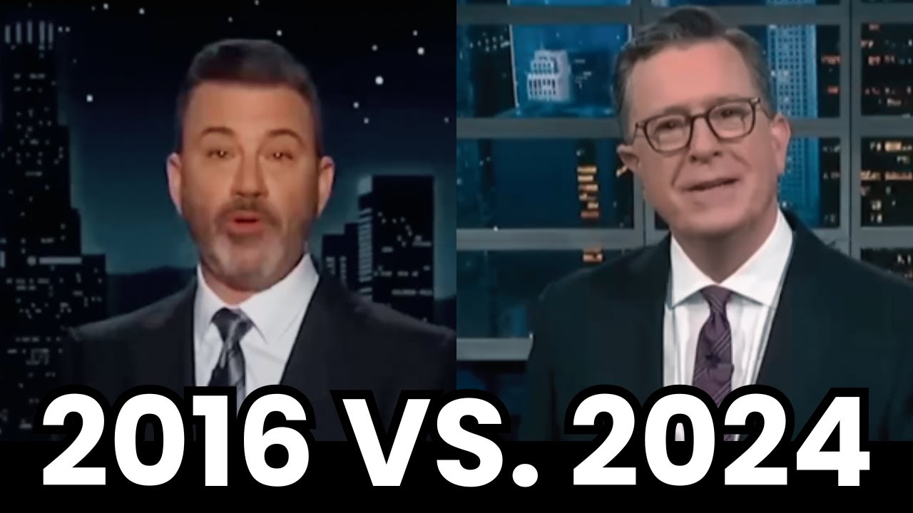 Late Night Hosts ELECTION MELTDOWN - 2016 vs. 2024 - YouTube