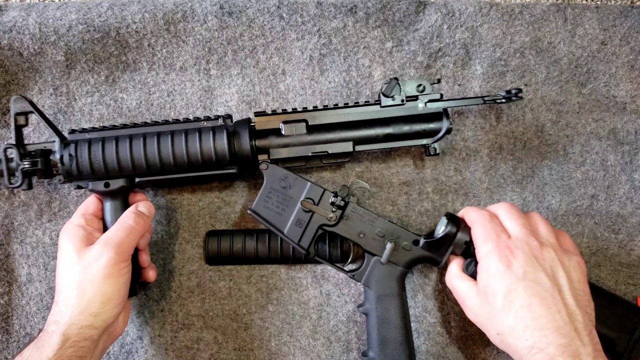 Part 2 Colt SOCOM M4A1 LE6920 Carbine USGI - YouTube