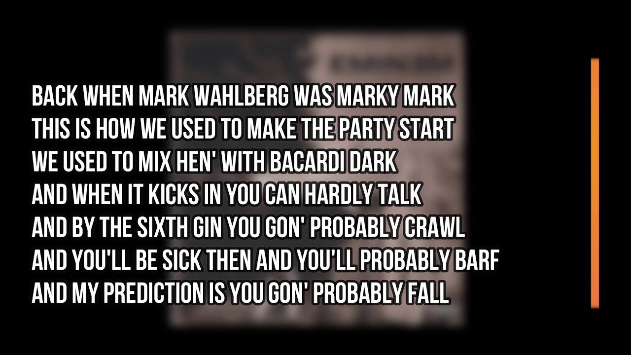 Best Eminem Verses: Drug Ballad (1st Verse) - YouTube