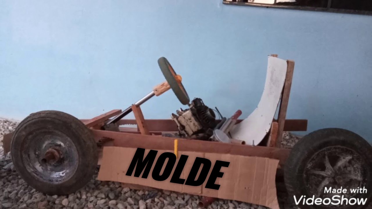 Kart de madeira,MOLDES - YouTube