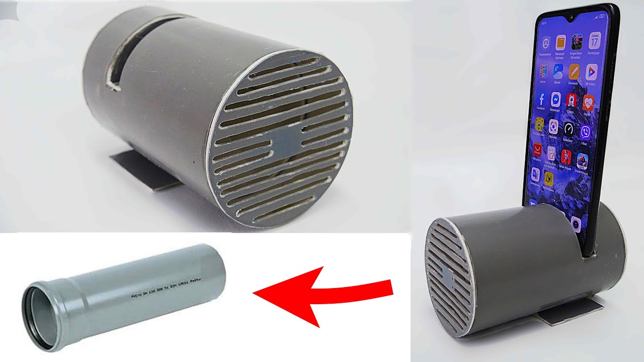 How to Make a PVC Amplifier for your Smartphone - YouTube
