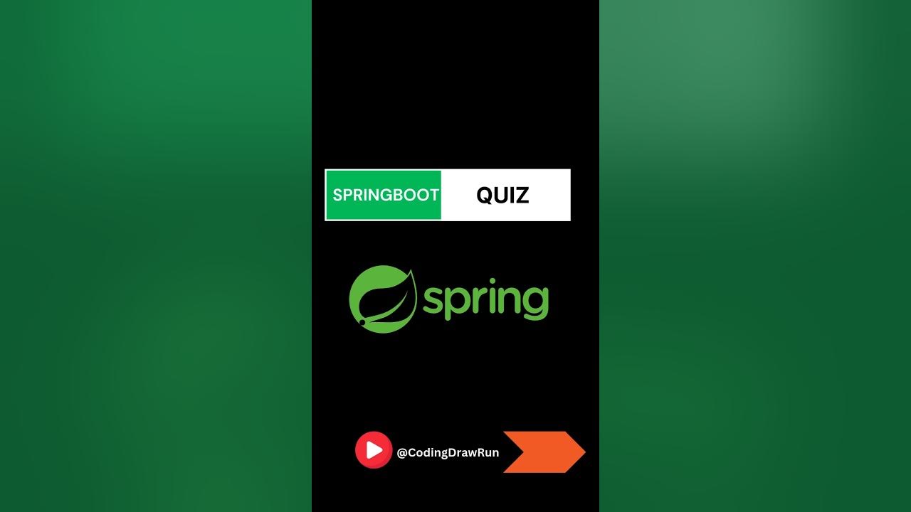 Spring boot Quiz #springboot #java #spring #springboot3 #springbootquiz - YouTube