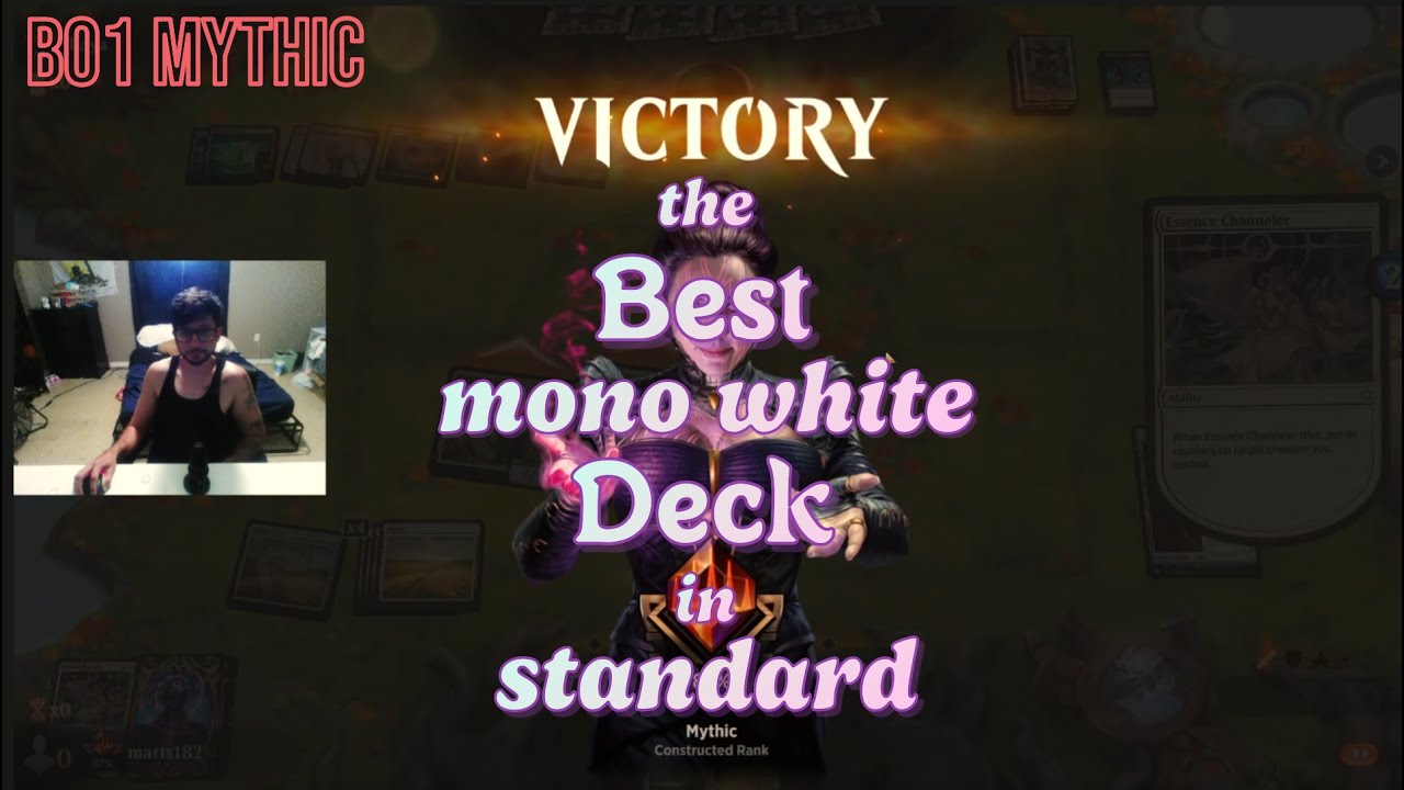 The Best Mono White Life Gain Deck in Standard! - YouTube