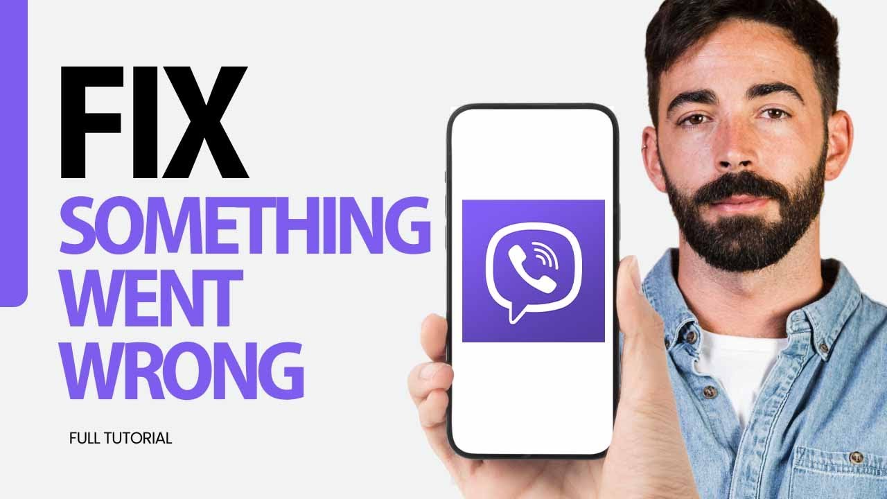 How To Fix Something Went Wrong On Viber App 2024 - YouTube