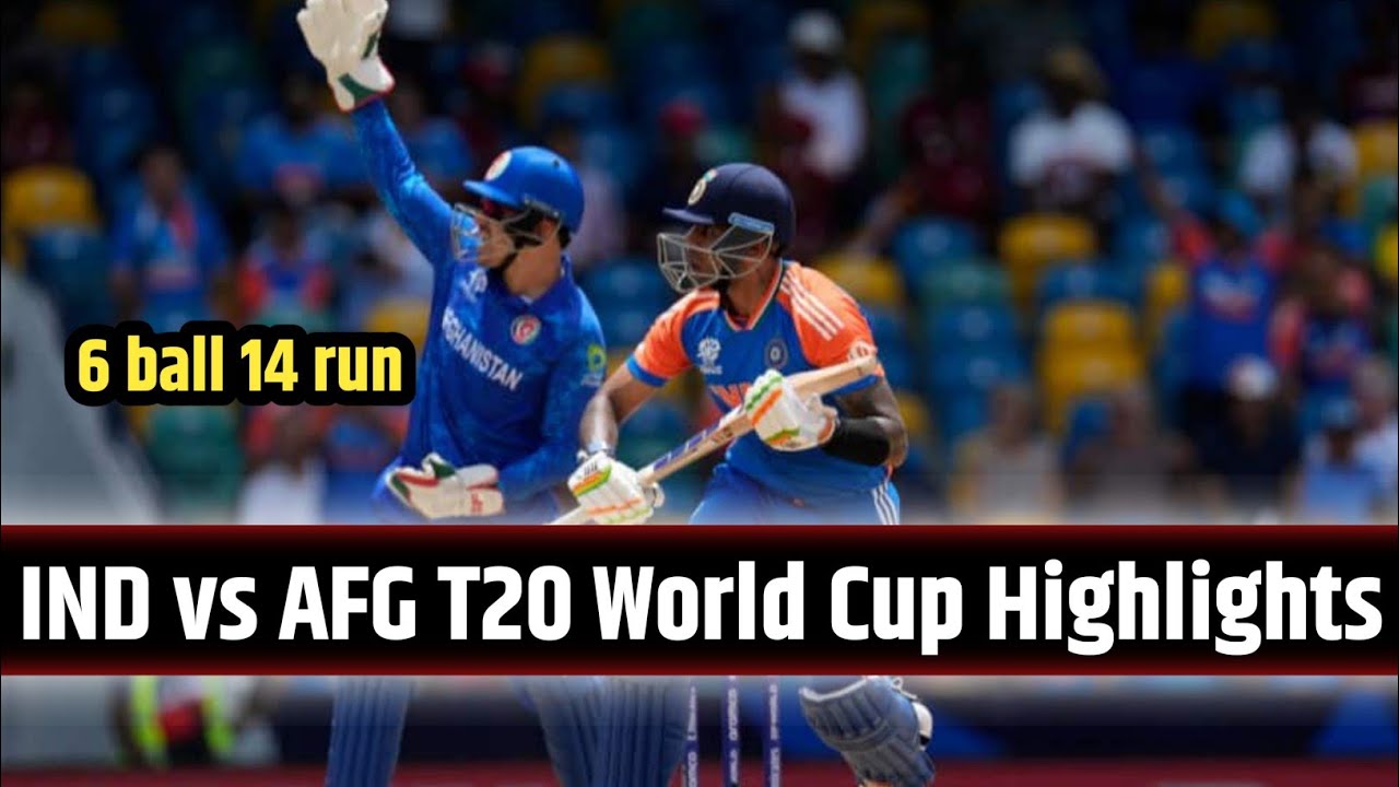 India vs Afghanistan Super 8 Match, T20 World Cup Highlights, IND vs ...