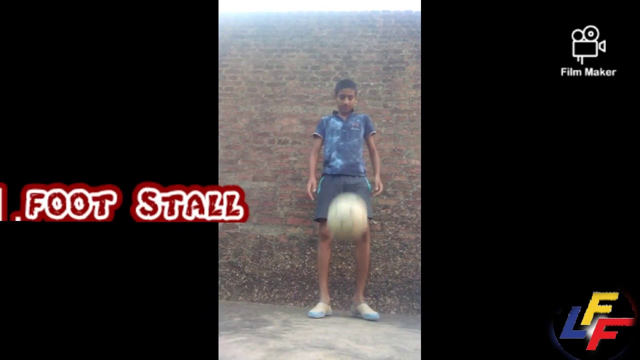 🌟Challenge⚫How to control a soccer ball on your whole Body parts ⭐⚫ ...