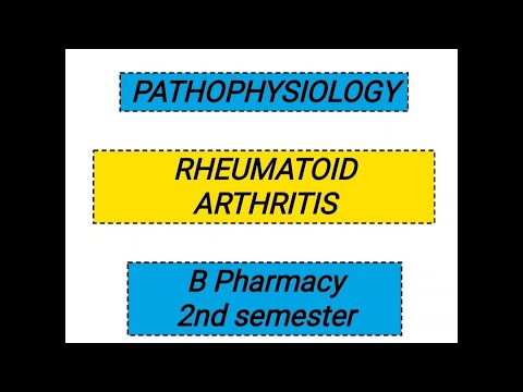 Rheumatoid Arthritis | B Pharmacy 2nd semester pathophysiology | RA ...