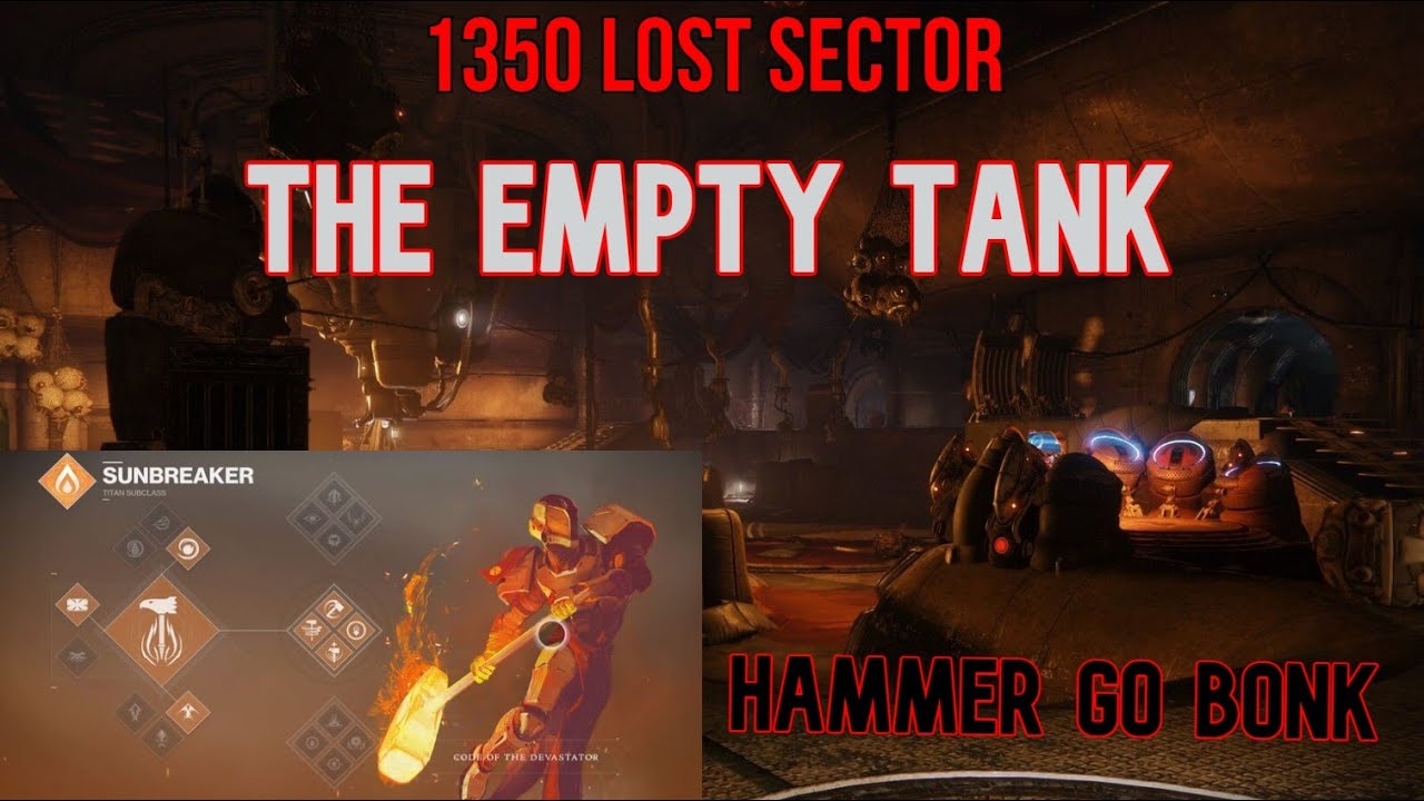 1350 Lost Sector ~ The Empty Tank ( Titan ) - YouTube