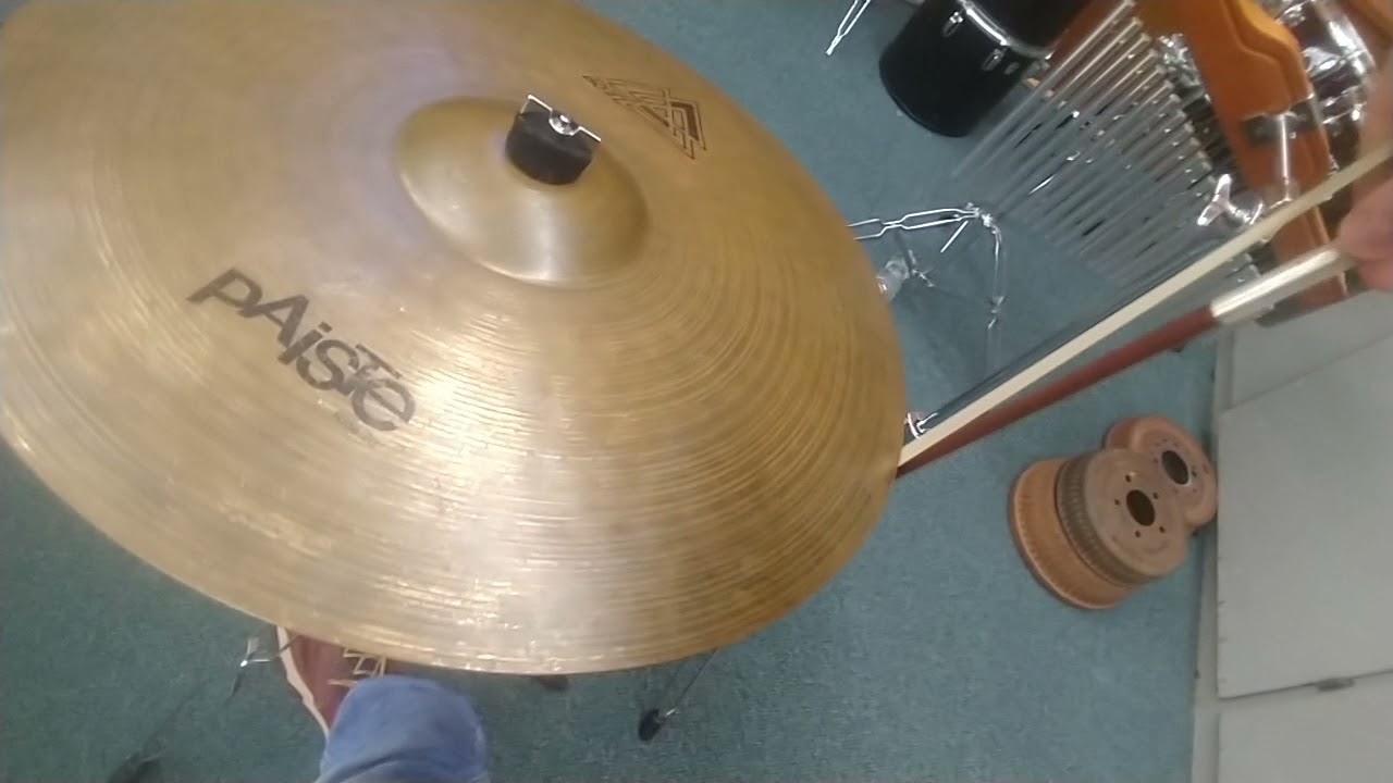 Minecraft Cave Sounds on Cymbal - YouTube