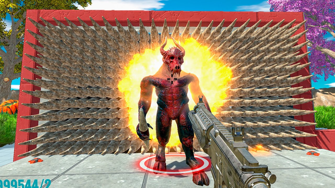 🔥FPS AVATAR GUNS vs ALL UNITS + MINES + SPIKES - Animal Revolt Battle ...