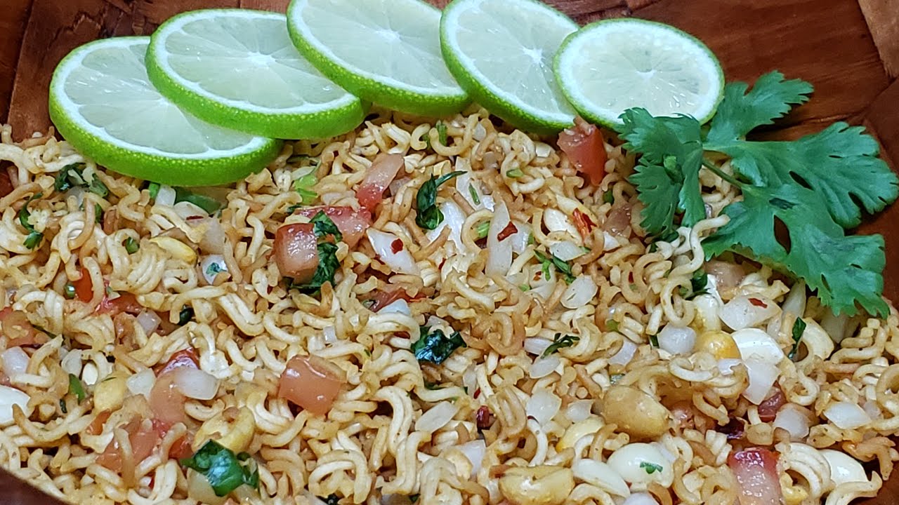 Maggi Mixture/BHEL | मैगी भेल |മാഗ്ഗി ബേല് | [SC0025] English subtitle ...