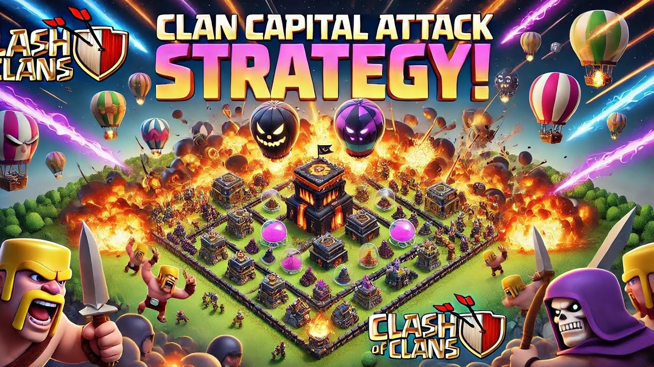 Coc clan capital attack strategy ||sekki gamer - YouTube