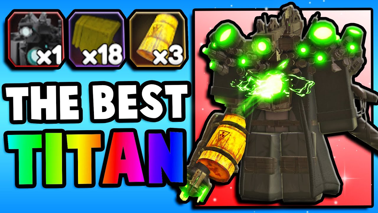 New TOXIC TITAN CAMERA GUY Is INSANE! (Titan Tower Defense) - YouTube