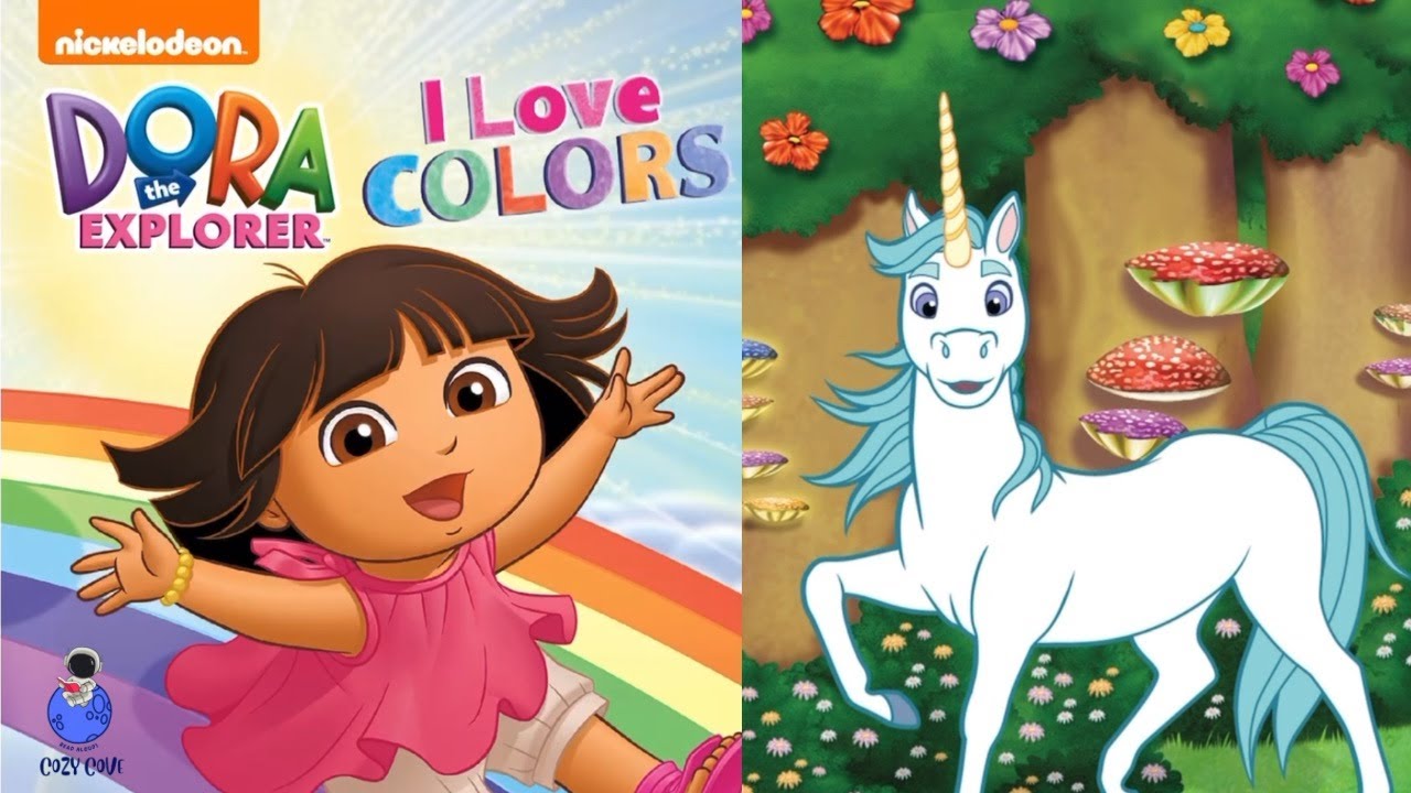 🌈💟 Dora the Explorer: I Love Colors - Kids Read Aloud 📖 - YouTube
