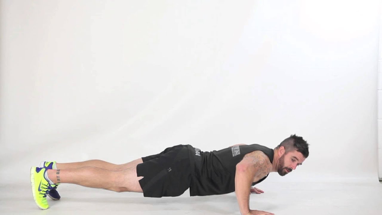 Bottom Half Press Ups - YouTube