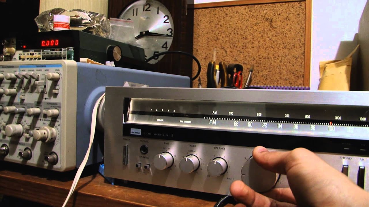 Sansui R-5 Receiver - YouTube
