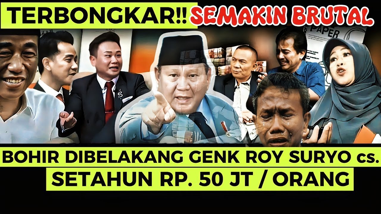 TERBONGKAR BOHIR PENYOKONG DANA ROY SURYO CS - YouTube