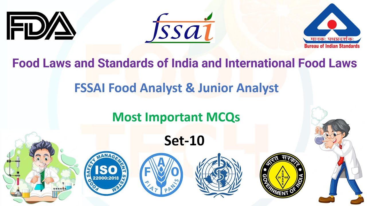 FOOD ANALYST | 9th FOOD ANALYST/6th JUNIOR FOOD ANALYST EXAMINATION ...