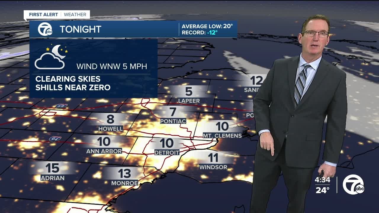 Very cold tonight, snow on Friday - YouTube