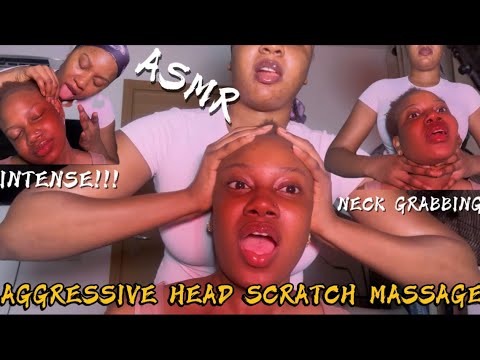 ASMR AGGRESSIVE HEAD SCRATCH MASSAGE - YouTube