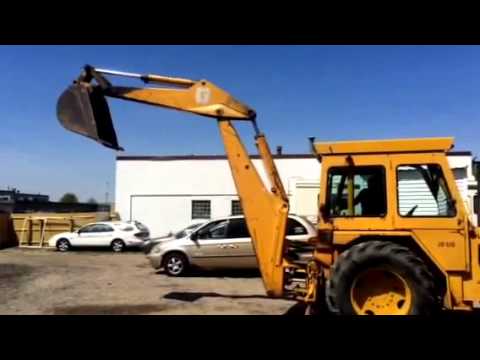 1989 John Deere 510 Backhoe - YouTube