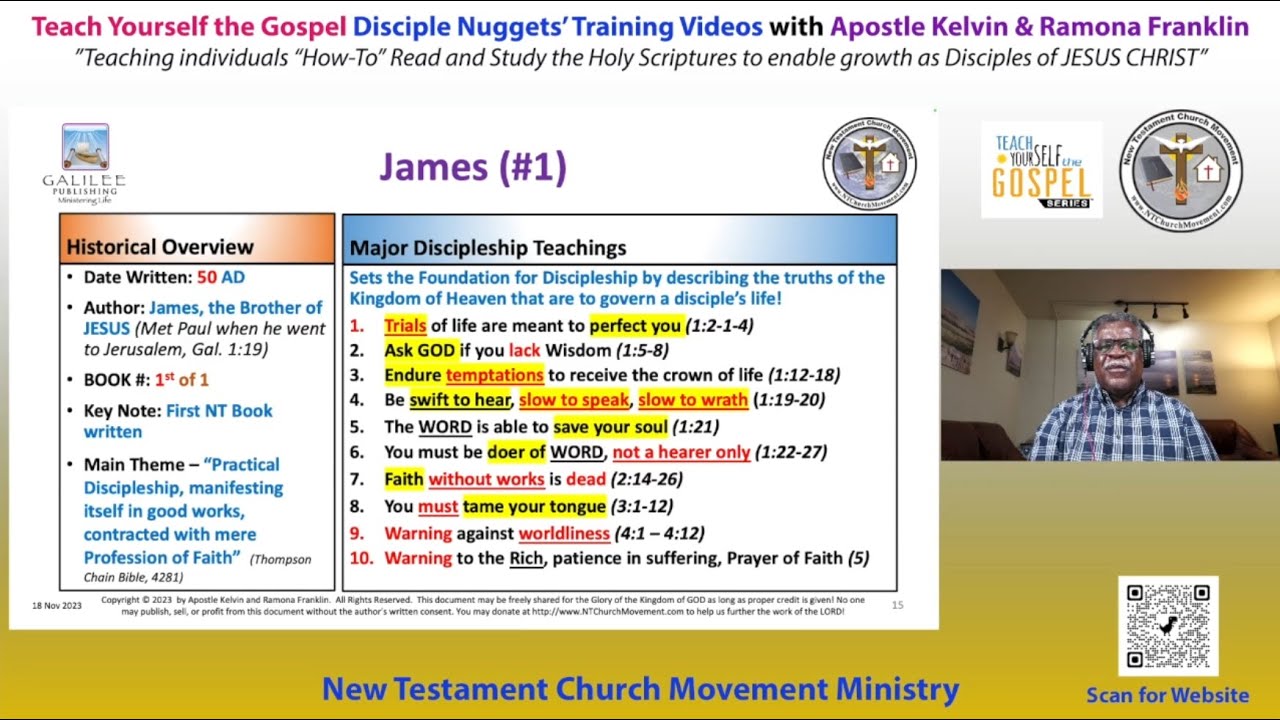 Discipleship Nuggets Study, Ep. 3 - "Synopsis of All NT Books" - Teach ...