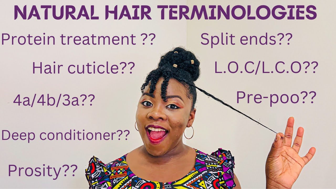 NATURAL HAIR TERMS | Terms Every Natural Should Know | What To Know ...