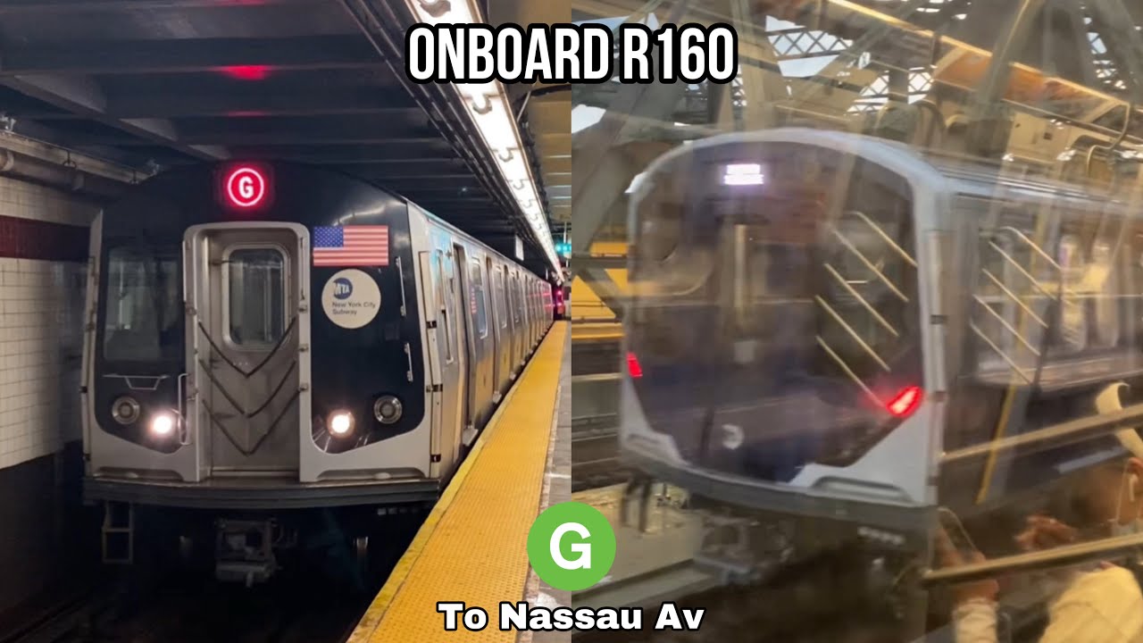 IND Subway: Onboard R160 G to Nassau Av (2024) - YouTube