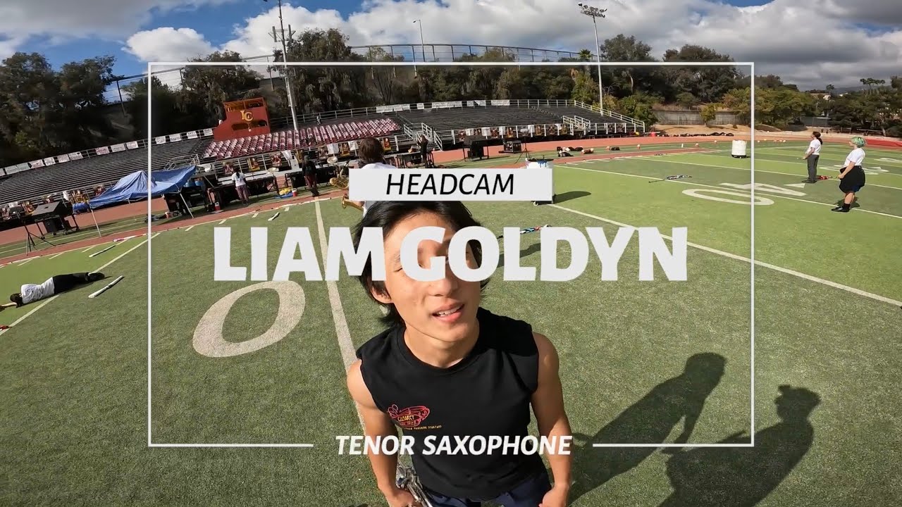 Liam Goldyn Tenor Saxophone Head Cam 11/2/24 | LCHS Marching Spartans ...