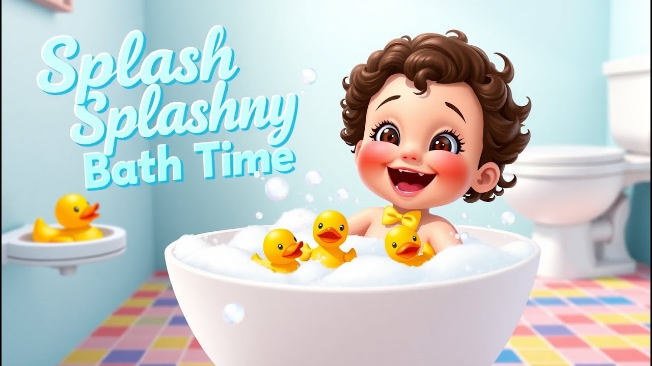 Toddlers Splashy Bath Time - YouTube