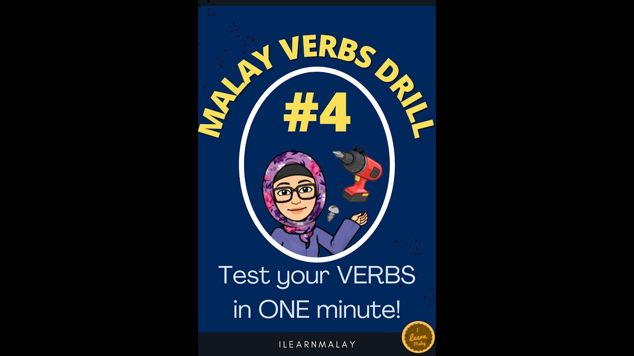 Malay Verbs DRILL in ONE minute! - LESSON 4 #shorts #learnmalay - YouTube