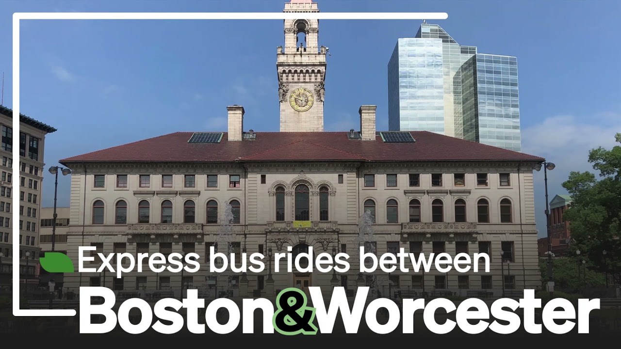 Now offering express bus trips between Boston & Worcester! - YouTube